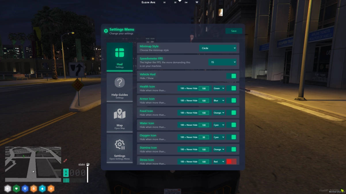 Hud - FiveM NoPixel-Style HUD – Modern & Customizable RP UI | FiveM ...